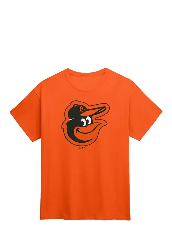LOGO ATHLETIC Baltimore Orioles Official Logo T-shirt - Orange