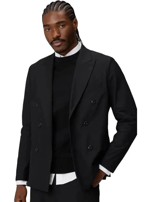 FABLETICS The Don Double Breasted Blazer - Black