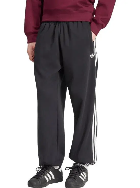 Adidas 3-stripes Fleece Joggers - Black