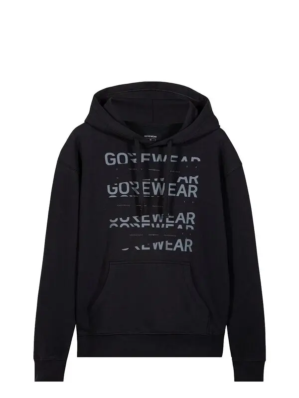 GOREWEAR Fracture Logo Hoodie - Black