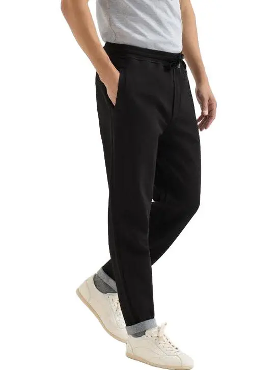Brunello Cucinelli Double French Terry Trousers - Black