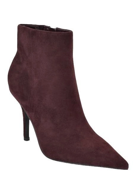 Nine West Galz Pointed Toe Stiletto Bootie - Dark Red