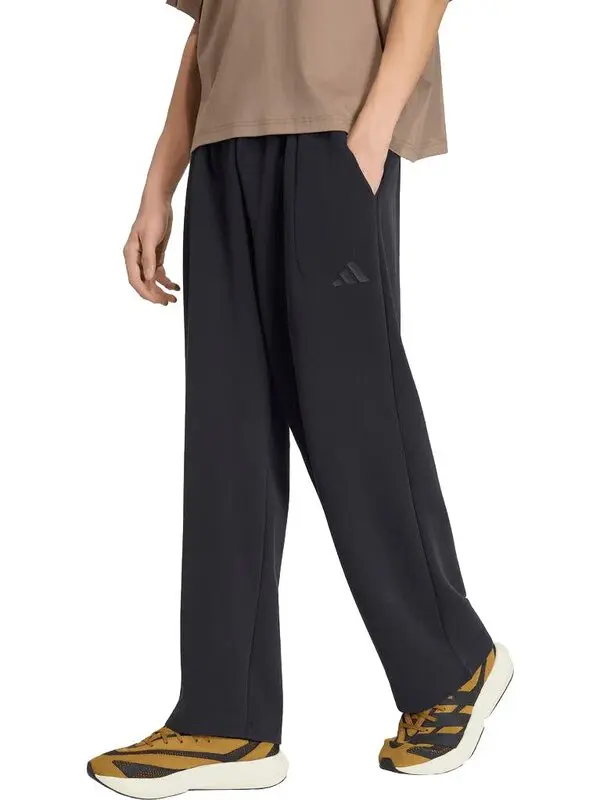 Adidas Soft Lux Straight Pants With Sun Protection - Black