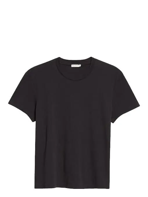 KALLMEYER Kenzie Striped Cotton T-shirt - Black