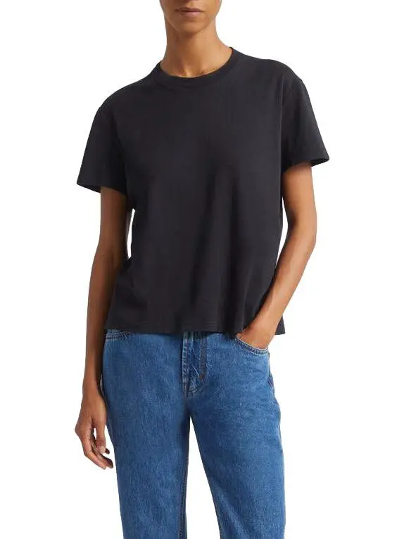 KALLMEYER Kenzie Striped Cotton T-shirt - Black