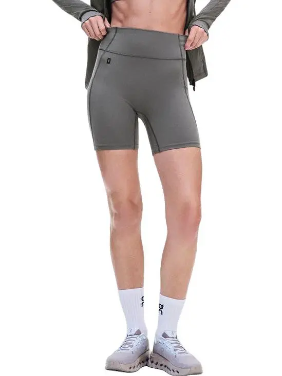 On Studio High Waist Pocket Bike Shorts - Ember
