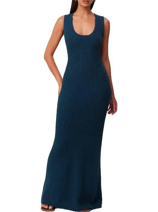 SNDYS. Desiree Maxi Dress - Teal