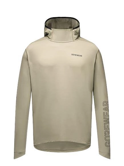GOREWEAR Everyday Logo Tech Hoodie - Tech Beige