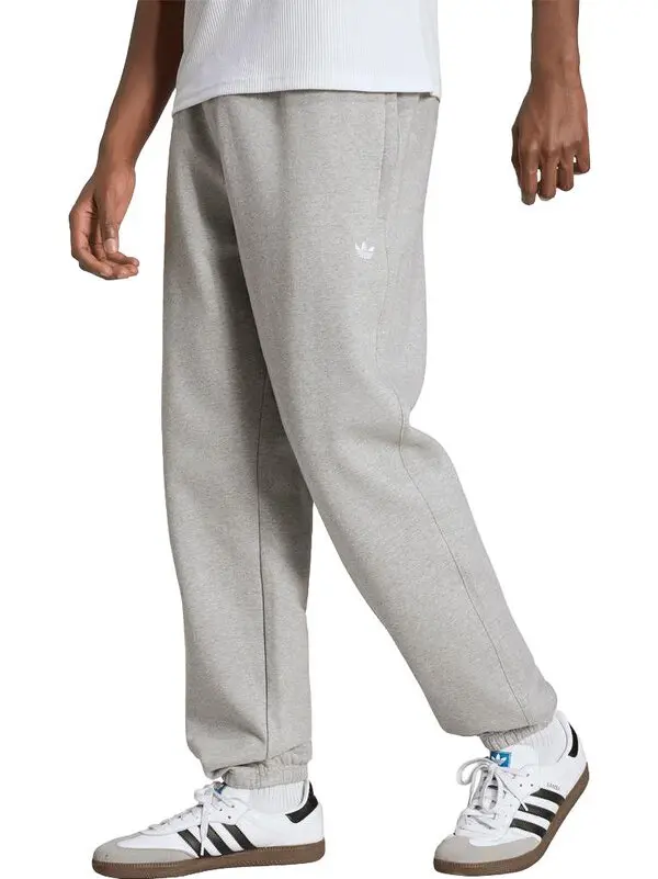 Adidas Trefoil Essentials Fleece Joggers - Medium Grey Heather