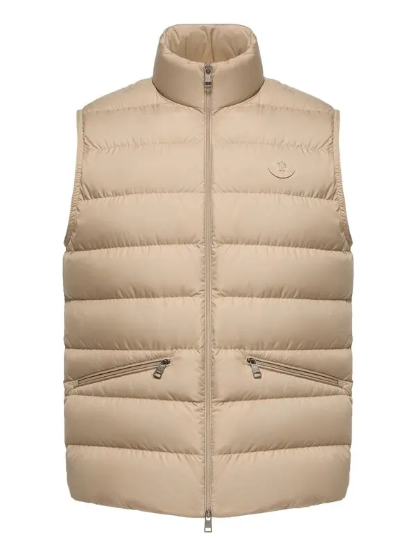 Moncler Treompan Down Vest - Beige
