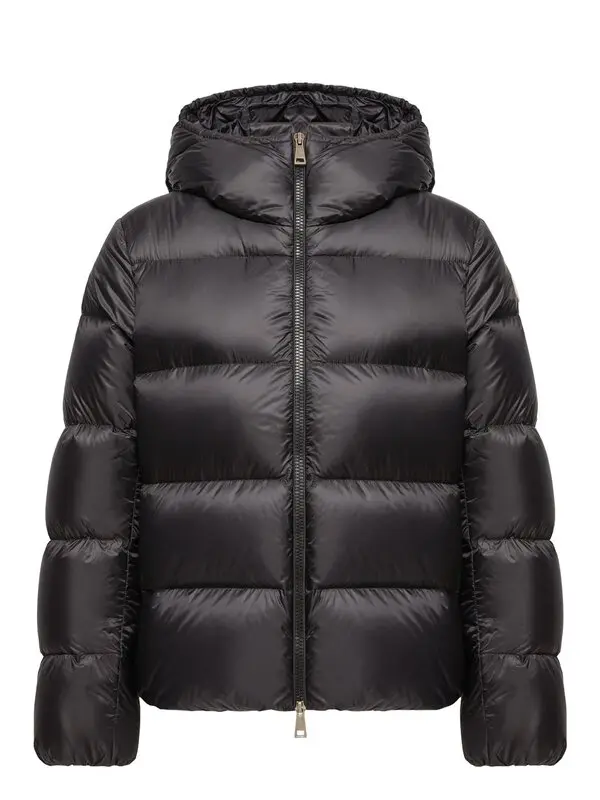 Moncler Feligule Hooded Short Down Jacket - Black