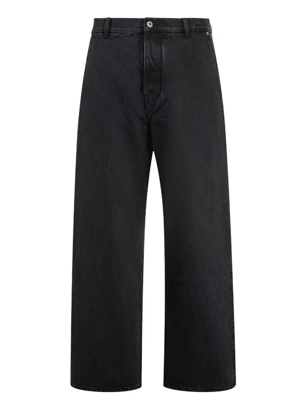 Loewe Wash Straight Leg Jeans - Black