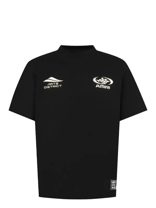 Amiri Arts District" Graphic T-shirt - Black