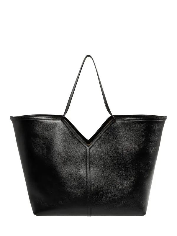 Saint Laurent Y Thin Tote Bag - Black