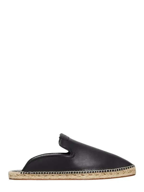 LANVIN Espadrille Mules - Black