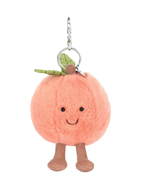 JELLYCAT Amuseables Peach Bag Charm - Pink