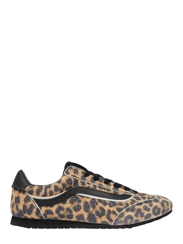 VANS Super Lowpro Sneakers With Leopard Print - Black