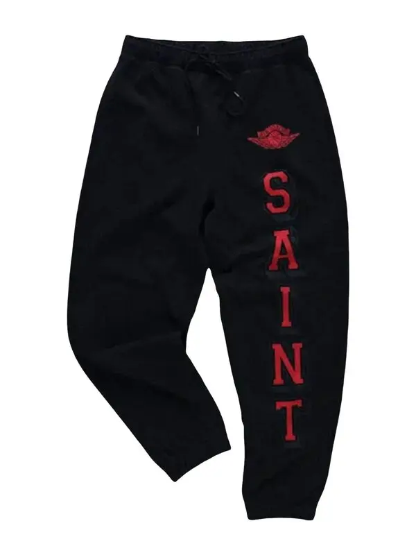JORDAN X Saint Mxxxxxx Fleece Sweatpants - Black