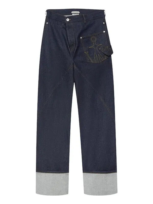 JW Anderson Twisted Workwear Jeans - Blue