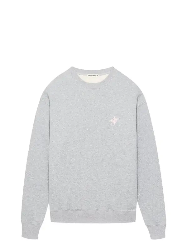 JW Anderson Ribbon Anchor Sweatshirt - Grey