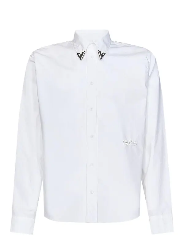 Off-White Wave Off Slim Fit Shirt - White