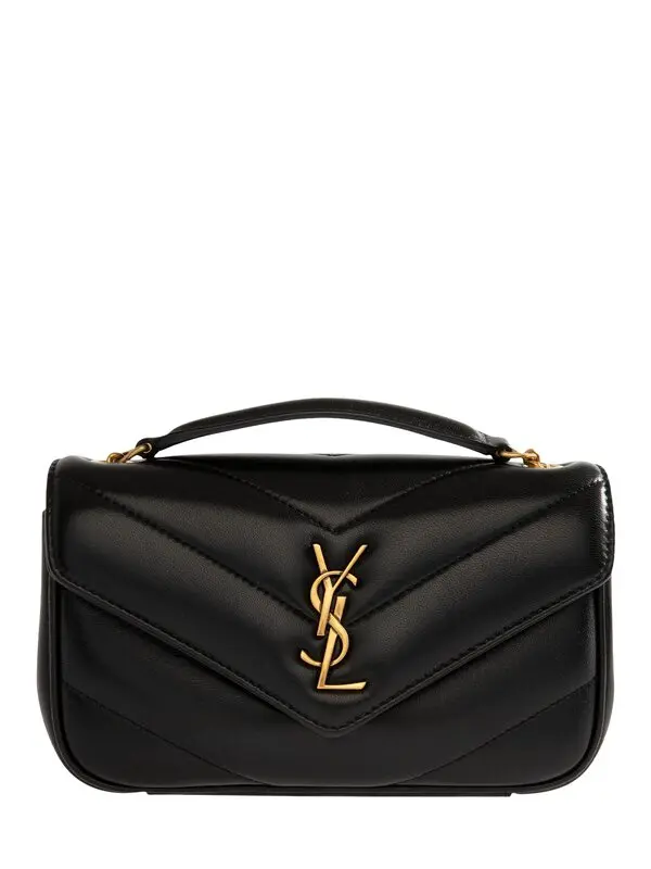 Saint Laurent Mini Lou Lou Bag - Black
