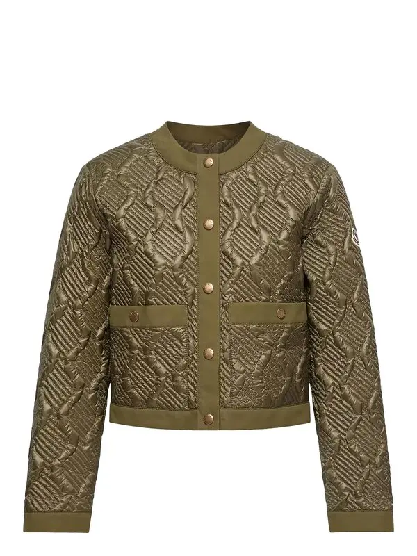 Moncler Quilted Jacket - Green