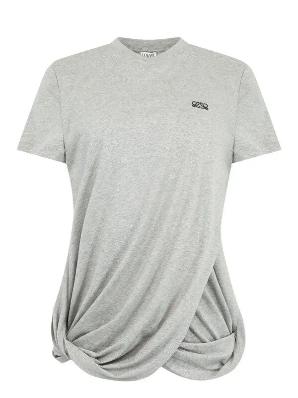Loewe Draped Top Melange - Grey