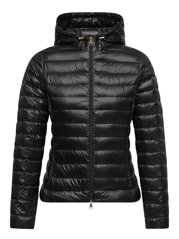 Moncler Quilted Hooded Jacket - Black