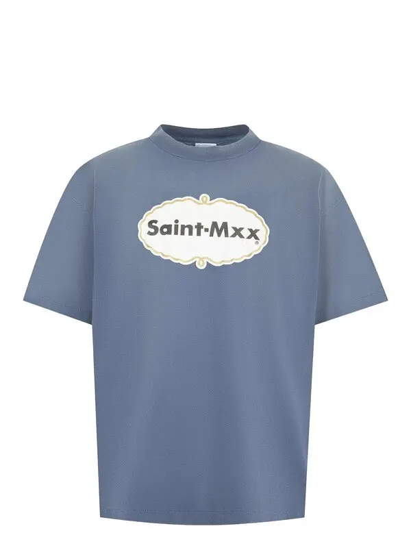 SAINT MXXXXXX Short Sleeve T-shirt - Blue