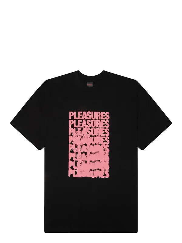 PLEASURES Graphic T-shirt - Black