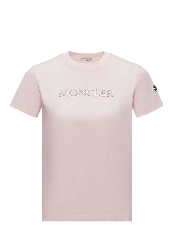 Moncler Short Sleeve T-shirt - Pink