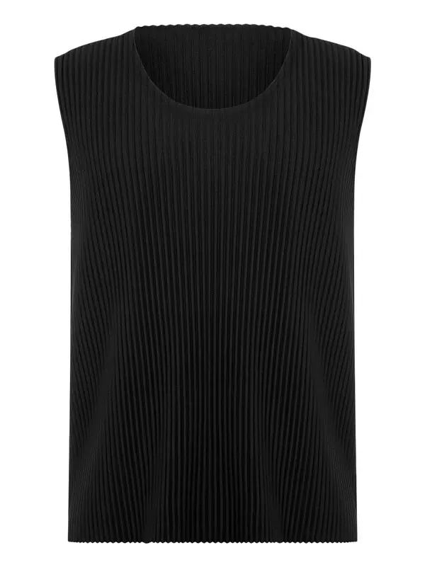 Issey Miyake Pleated Tank - Black