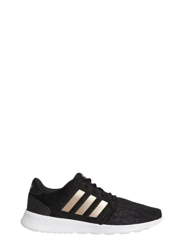 Adidas Cloudfoam Qt Racer With Metallic Accents - Black