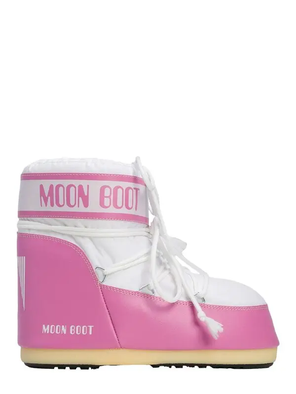 Moon Boot Icon Nylon Low Boot - Pink
