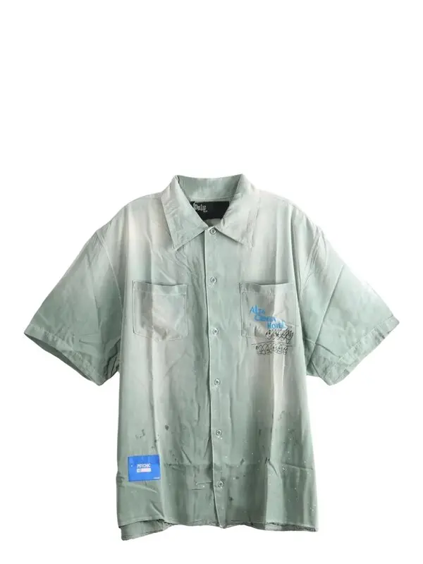 PALY HOLLYWOOD Alta Cienega Button-down Shirt - Blue