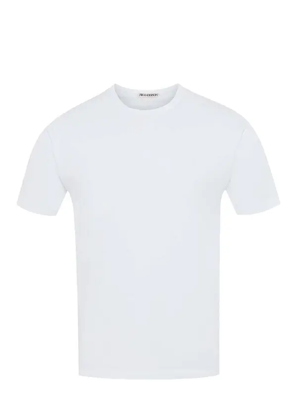 JW Anderson Embroidered Anchor T-shirt - White