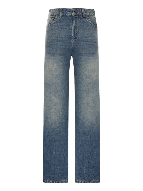 Miu Miu Five-pocket Denim Pants - Blue