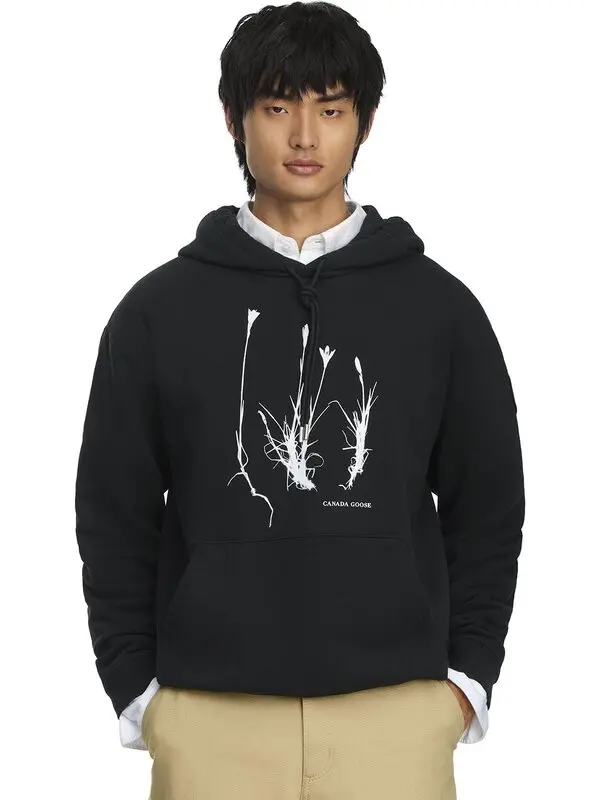 Canada Goose Rove Flower Relaxed Hoodie - Black