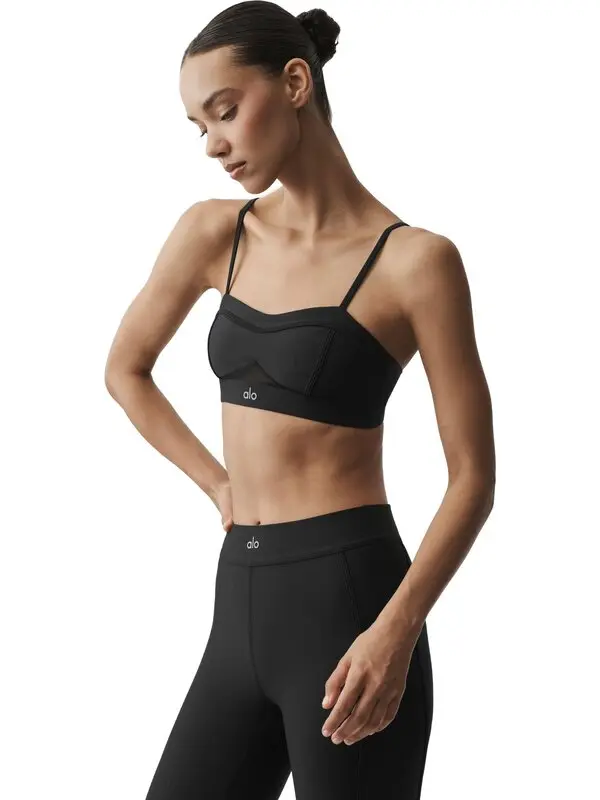 Alo Yoga Airlift Skyglow Bra - Black