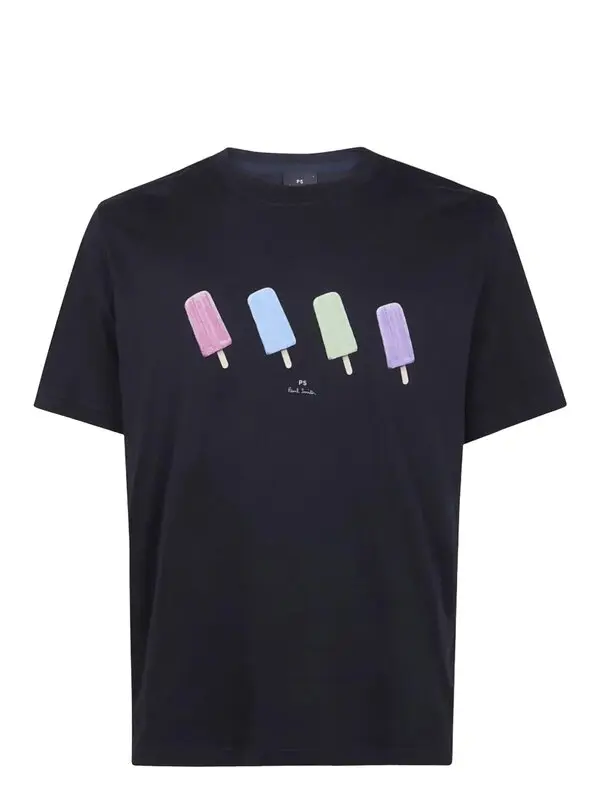 Paul Smith Classic Organic Cotton Mini T-shirt For - Black