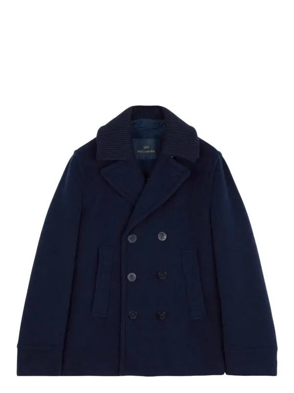 Paul & Shark Wool Cashmere Blend Peacoat - Navy