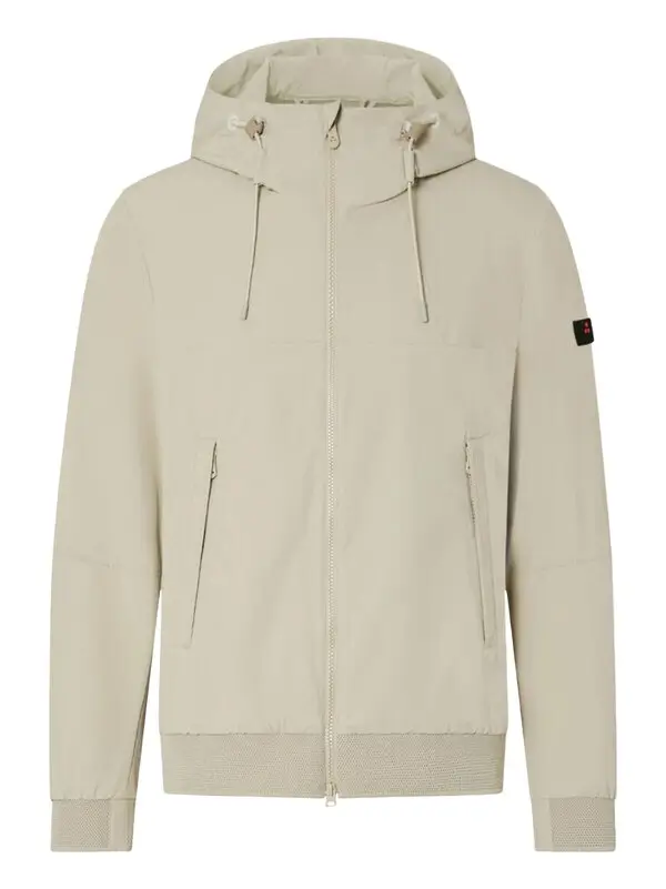 Peuterey Lightweight Hooded Travel Coat - Beige