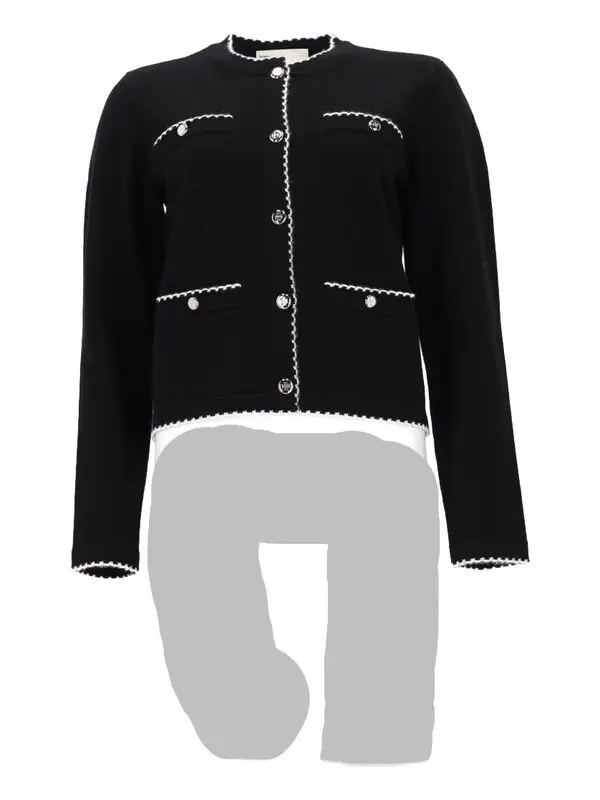 Tory Burch Classic Logo Sweat Sweater - Black