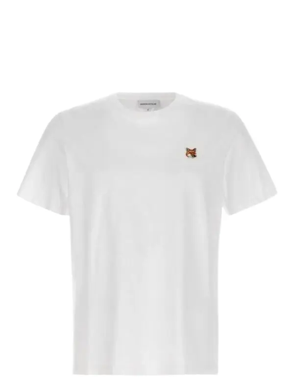 Maison Kitsuné Classic Cotton Crew Neck T-shirt For - White