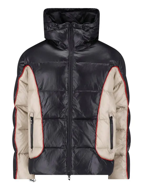DIESEL® Hooded Puffer Jacket - Black