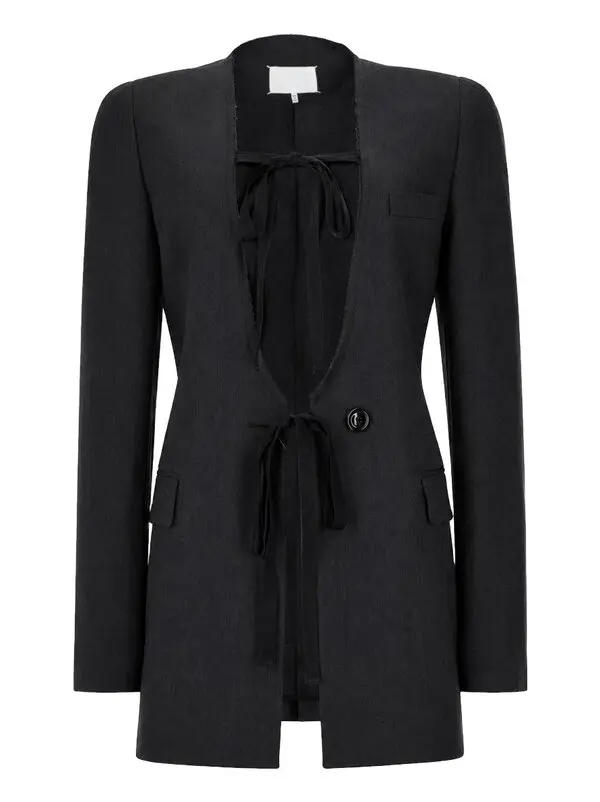 MAISON MARGIELA Wool-lined Tailored Jacket - Black