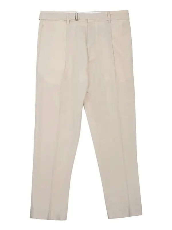 BE ABLE Tailored Trousers With Belted Waist - Beige
