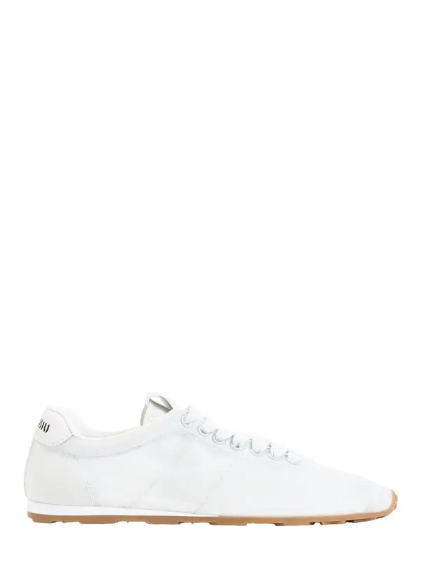 Miu Miu Lace-up Sneakers - White