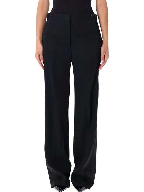 Stella McCartney 100% Wool Tailored Trousers - Nero
